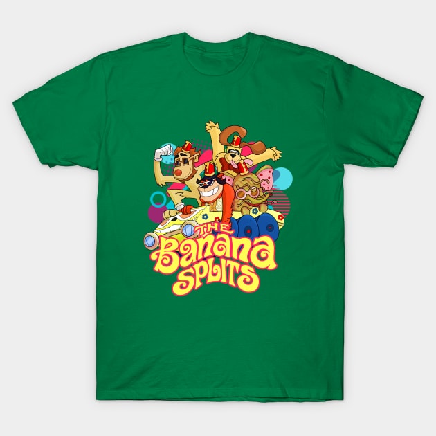 The Banana Splits - Cartoons Retro - Banana Splits - T-Shirt | TeePublic