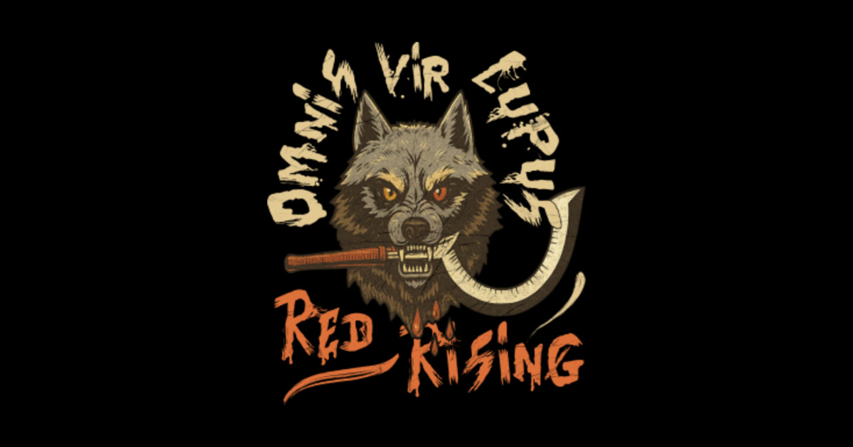 Red Rising omnis vir lupus Howlers Reaper - Red Rising - Magnet | TeePublic