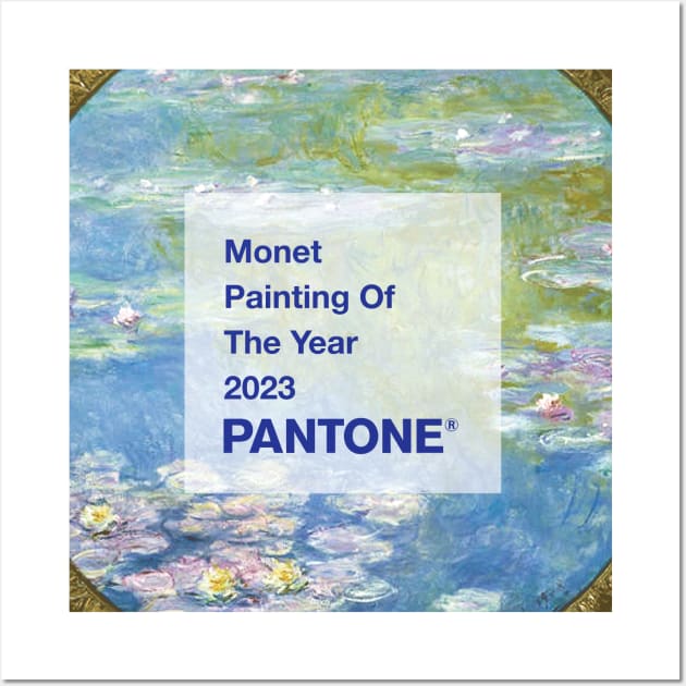 PANTONE MONET - Claude Monet's Water Lilies (1908) by Claude Monet ...