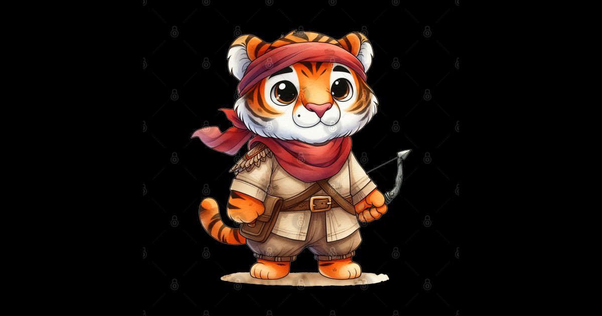 🐯 Tiger Being a Hunter | Majestic & Powerful Big Cat Illustration 🎨🔥 ...