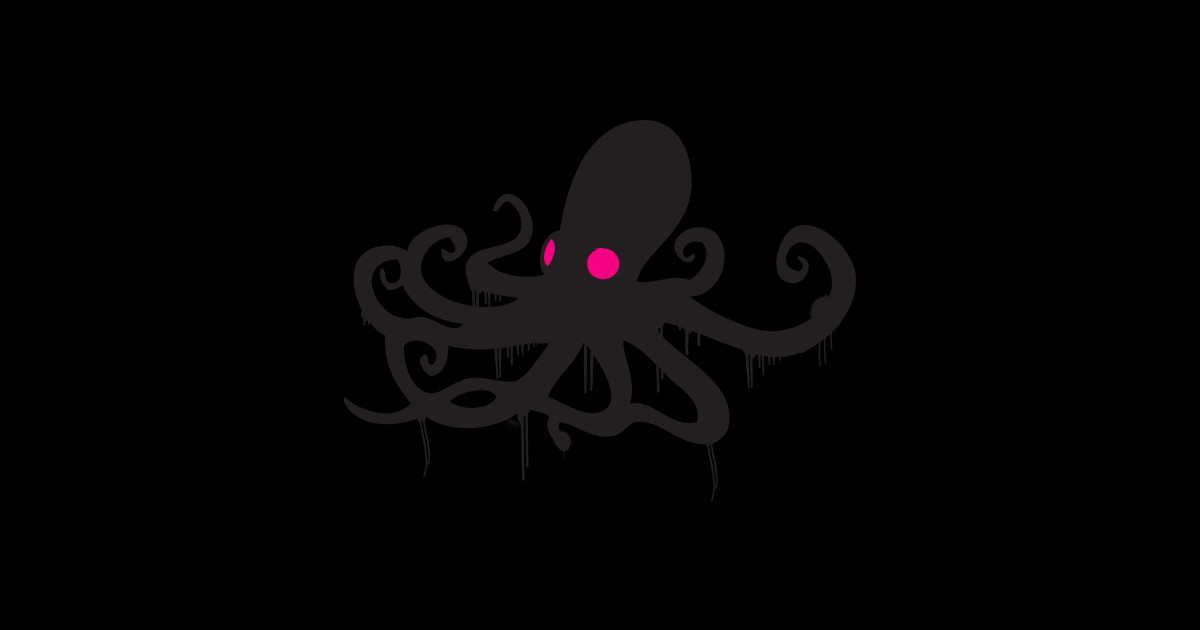 Drippy Octopus - Graffiti - Sticker | TeePublic