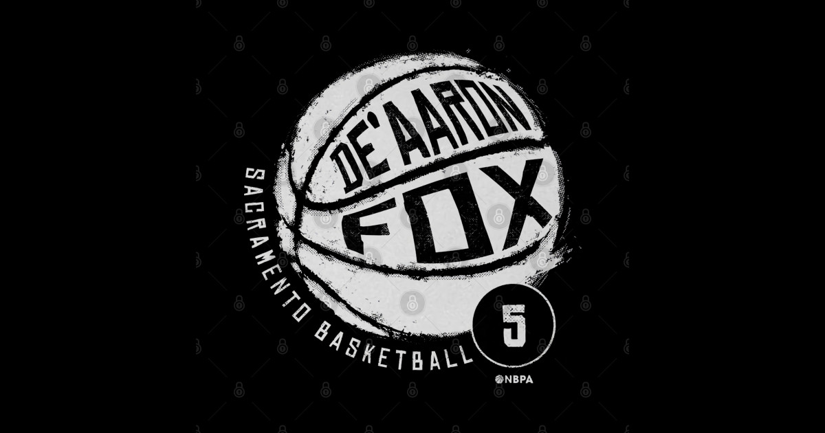 De'Aaron Fox Sacramento Basketball - Deaaron Fox - Sticker | TeePublic