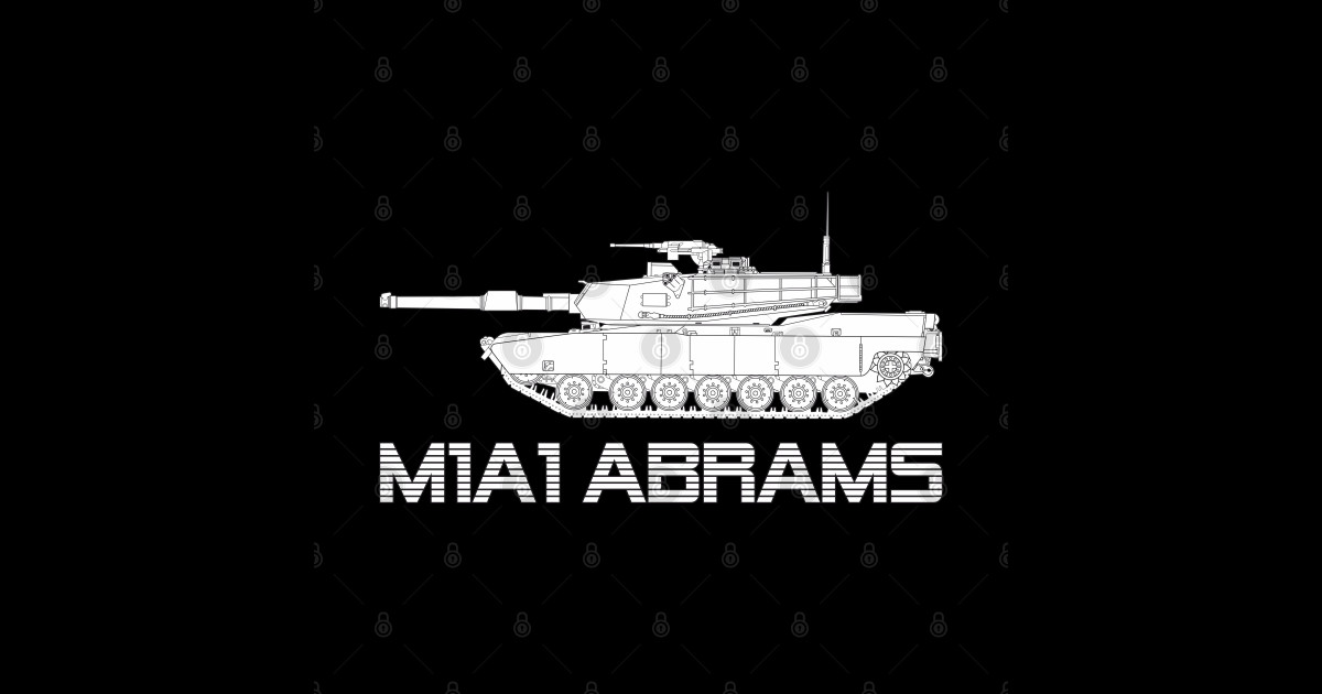 US M1 Abrams Main Battle Tank - Abrams Tank - Sticker | TeePublic