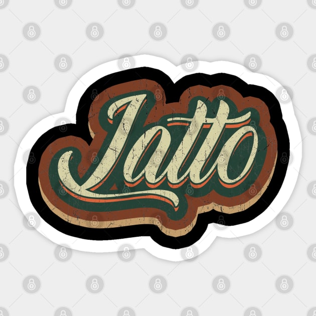 vintage tex Latto - Latto - Sticker | TeePublic