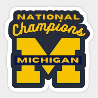 Michigan National 2023 Champions Stickers for Sale | TeePublic