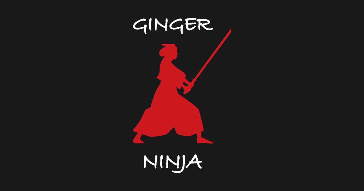 Ginger Ninja red hair gift - Red Hair - T-Shirt | TeePublic