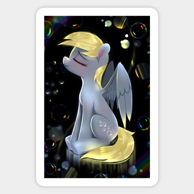 Derpy Bubbles - Derpy - Sticker | TeePublic
