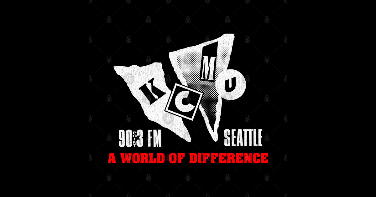 KCMU FM Seattle - Radio Station - Sticker | TeePublic