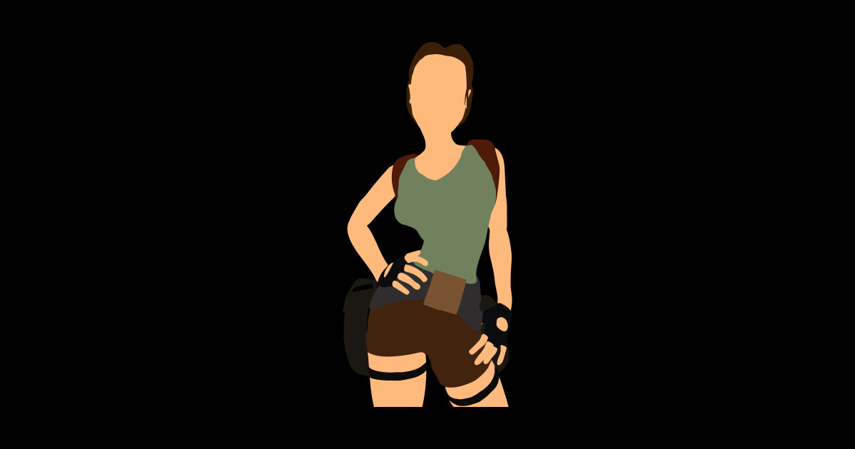 lara croft tomb raider - Lara Croft - Sticker | TeePublic