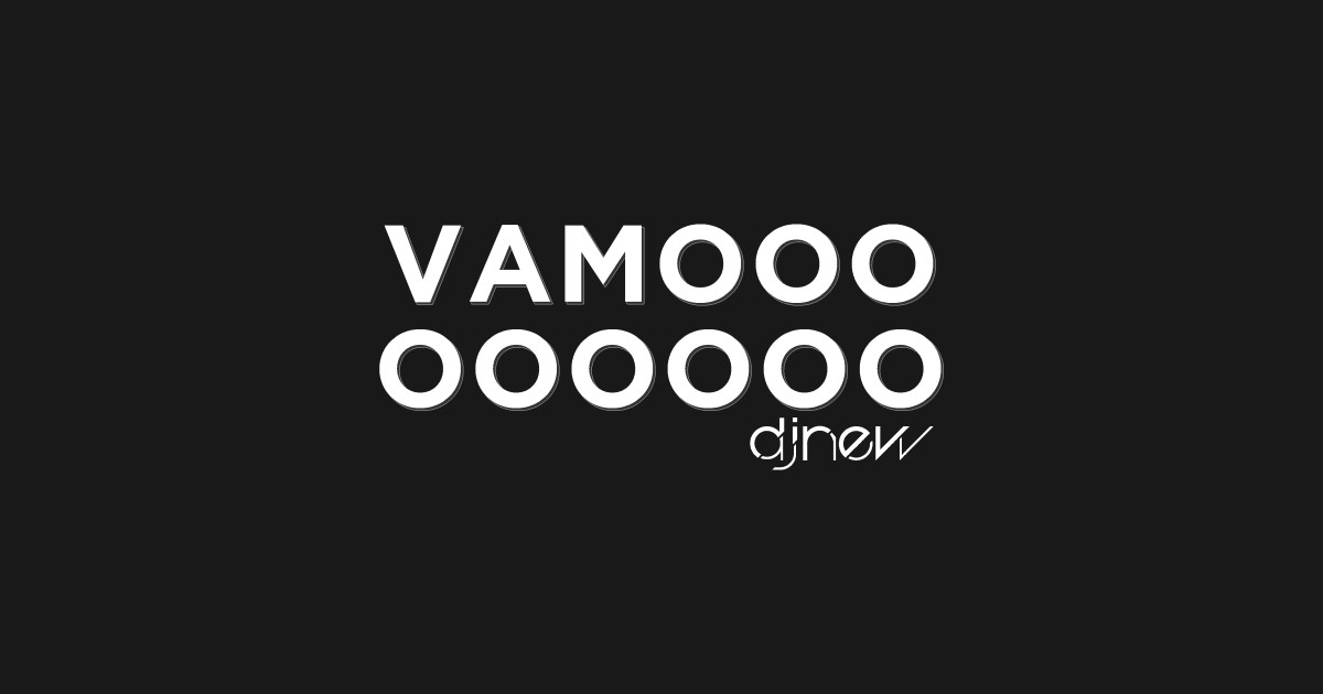 Vamooo - White Logo - Dj - T-Shirt | TeePublic