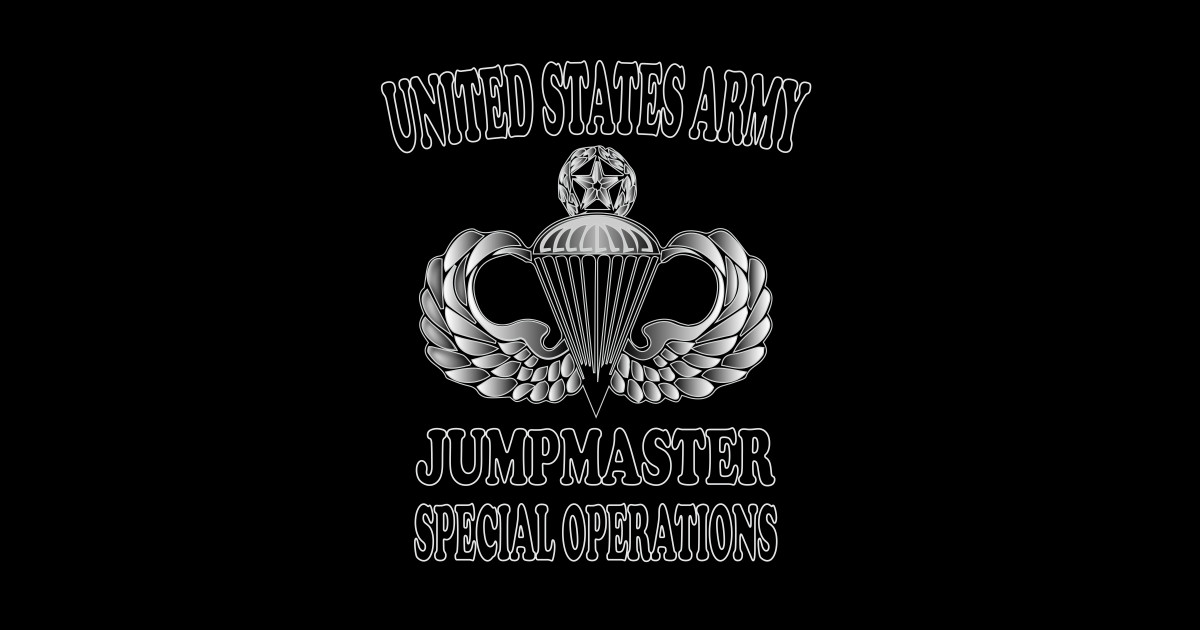 Jumpmaster (Master Wings)- Special Operations - Jumpmaster - Sticker ...