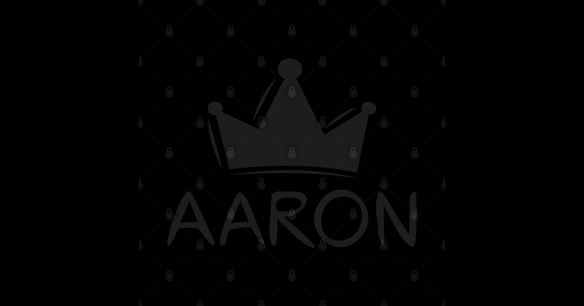 Aaron name, Sticker design. - Aaron - Sticker | TeePublic