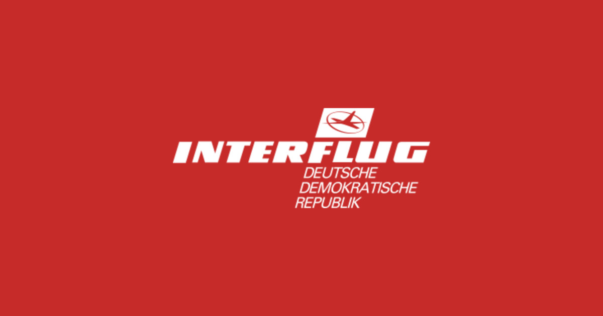 Interflug - Airline - Sticker | TeePublic