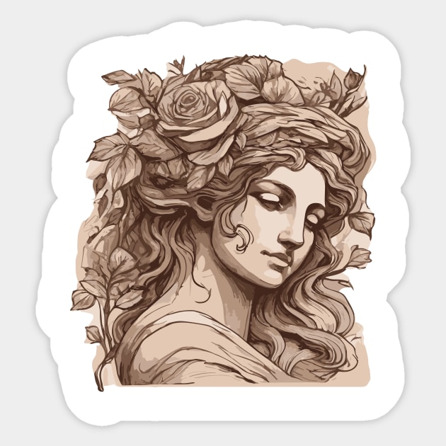 Greek Goddess - Greek Goddess - Sticker | TeePublic