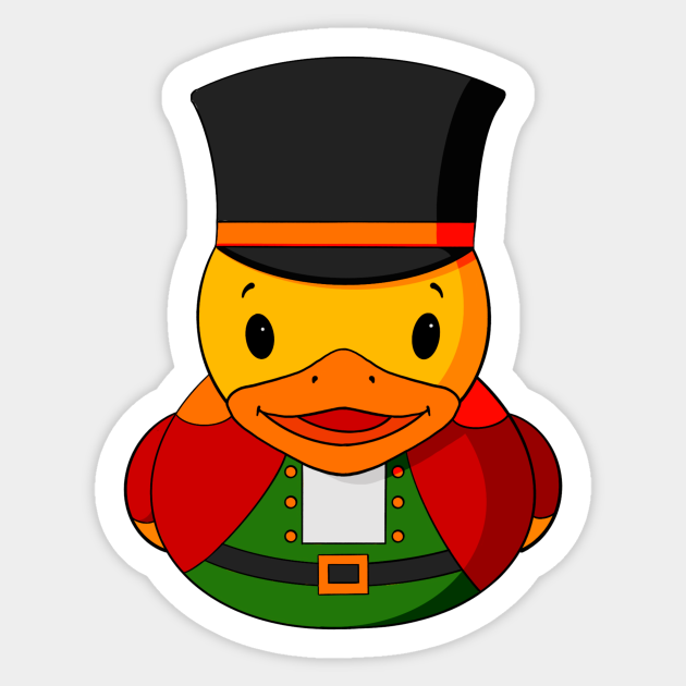 Nutcracker Rubber Duck - Nutcracker - Sticker | TeePublic