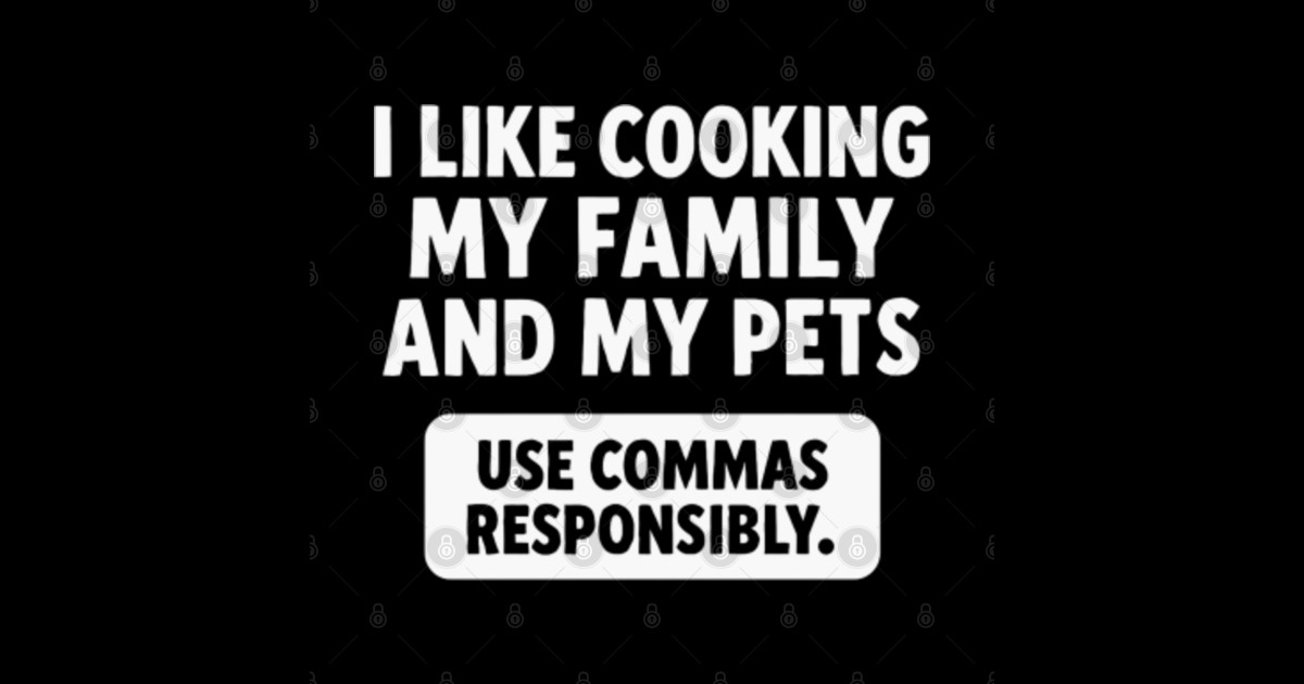 Funny Grammar Joke Commas Save Lives English Teacher Writer Gift ...