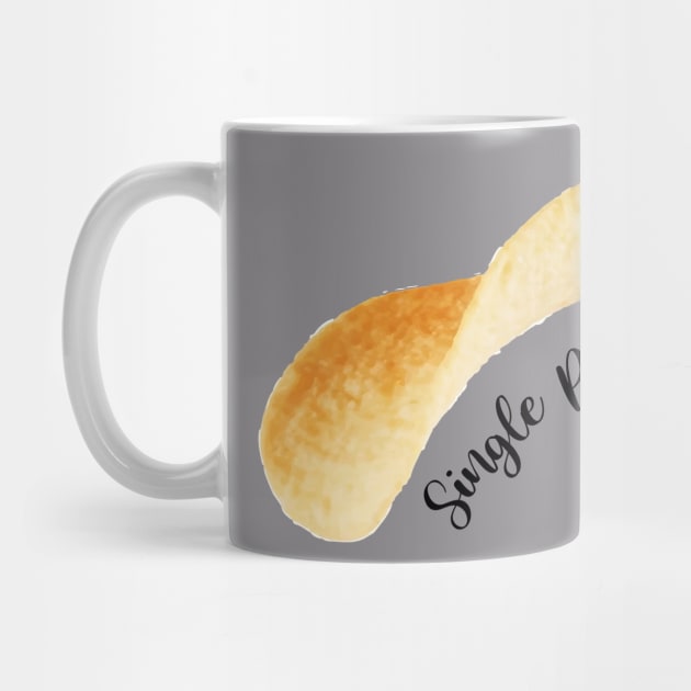 Single Pringle - Funny Quote - Mug | TeePublic