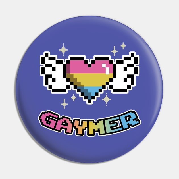 Pansexual Gaymer LGBT Gaming Pride Flag - Pansexual - Pin | TeePublic