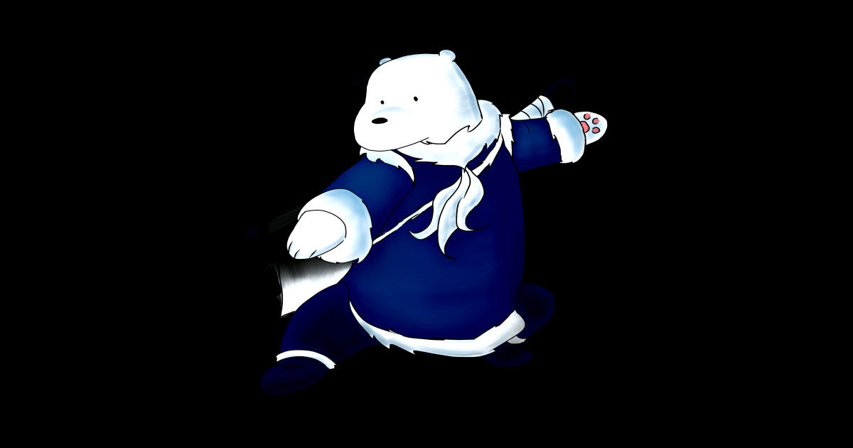 Ice Bear the Ice Bender - Ice Bear Fanart - Magnet | TeePublic