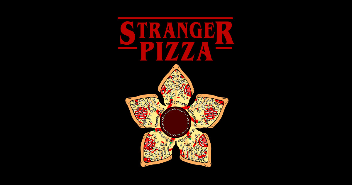 Stranger Pizza - Stranger Things - Sticker | TeePublic