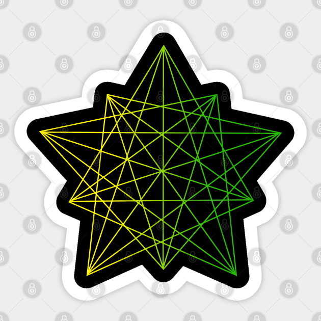 GEO STAR - Weckywerks - Sticker | TeePublic