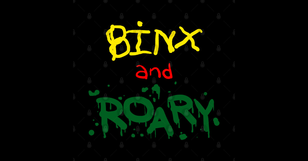 Binx and Roary Logo - Binx - Sticker | TeePublic