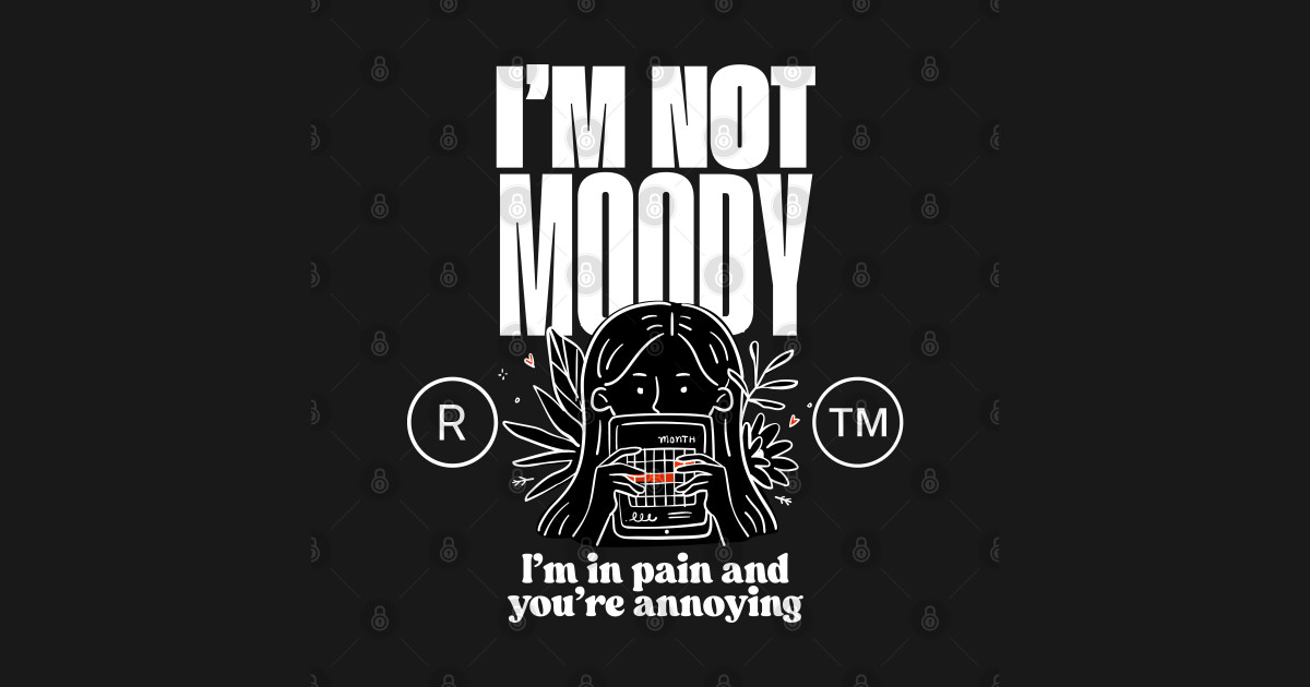 I'm not moody - Cramps - T-Shirt | TeePublic