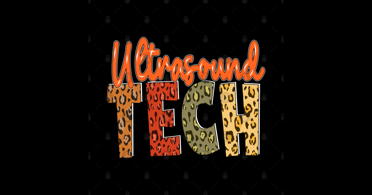 Ultrasound Tech Leopard - Ultrasound Tech - Posters and Art Prints ...