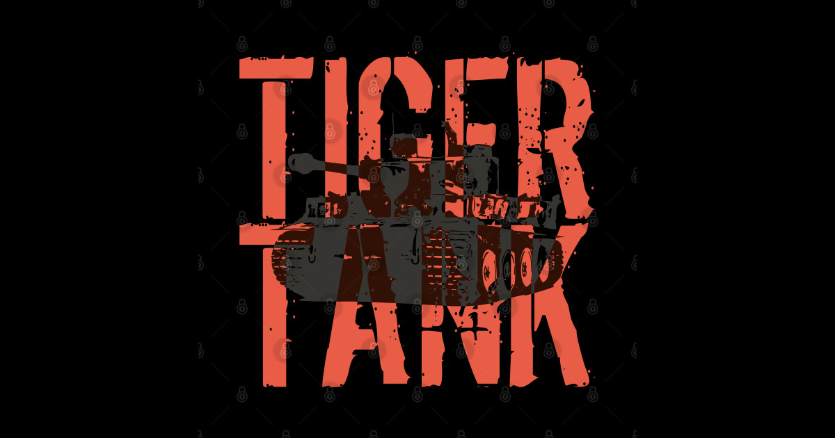 German WW2 Panzer Tiger Tank - Tiger Tank - Sticker | TeePublic