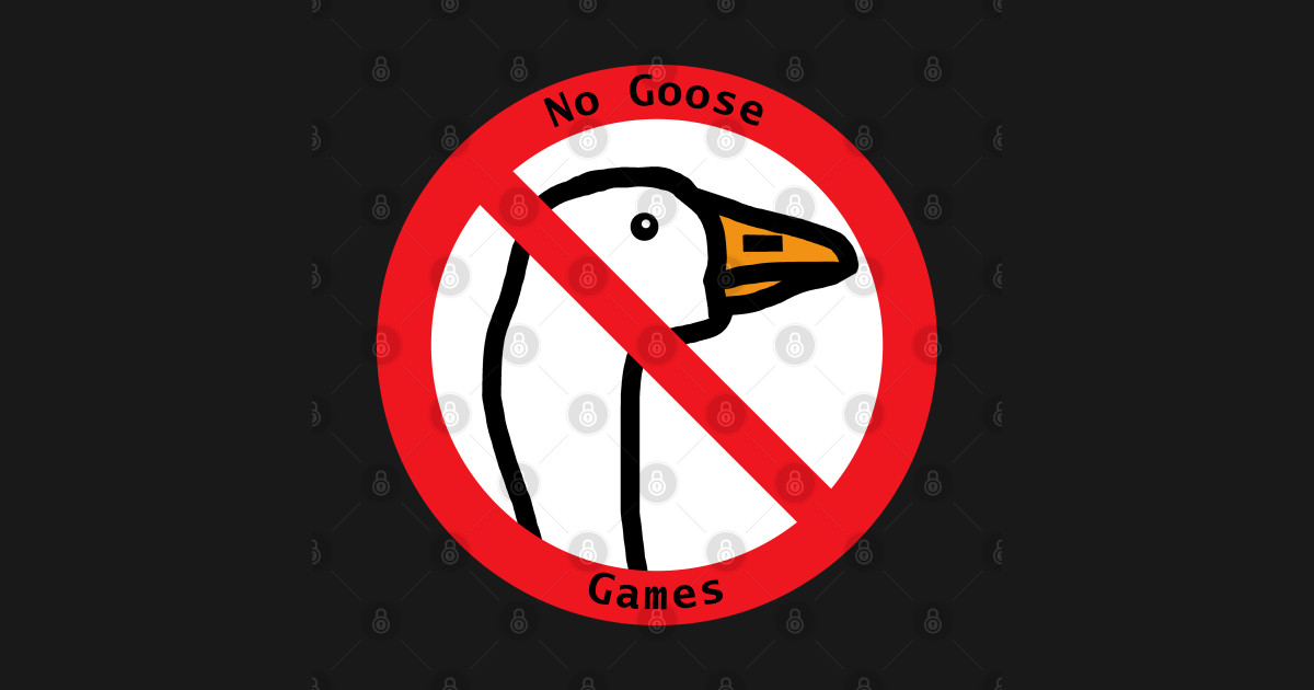 Portrait No Goose Games - Graphic - T-Shirt | TeePublic