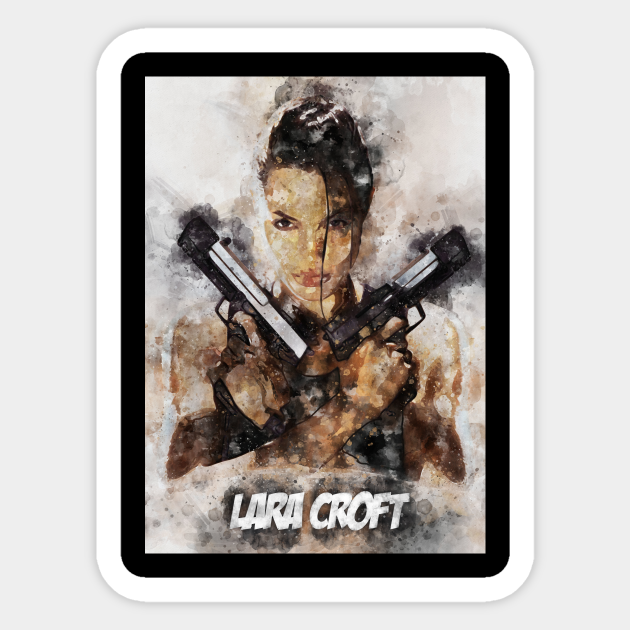 Lara Croft - Lara Croft - Sticker | TeePublic