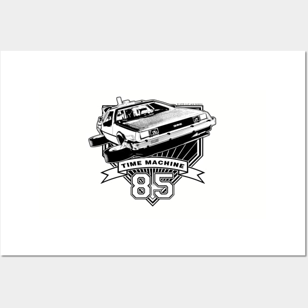 DeLorian Time Machine Back to the Future - Back To The Future - Posters ...