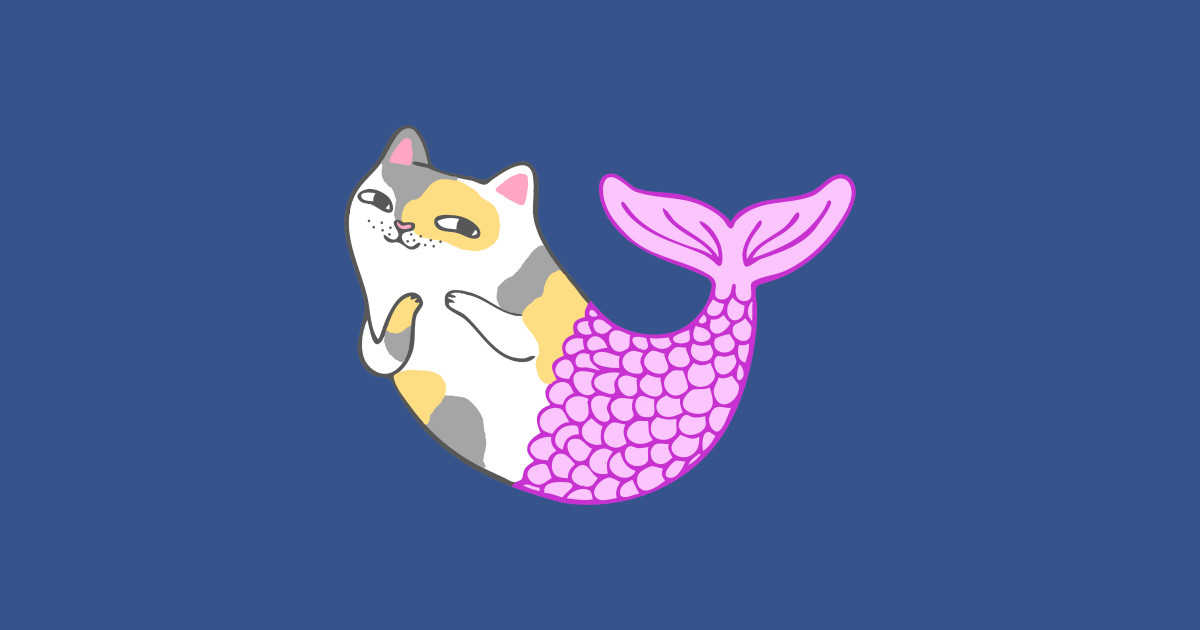 Mercat - Cat - Long Sleeve T-Shirt | TeePublic