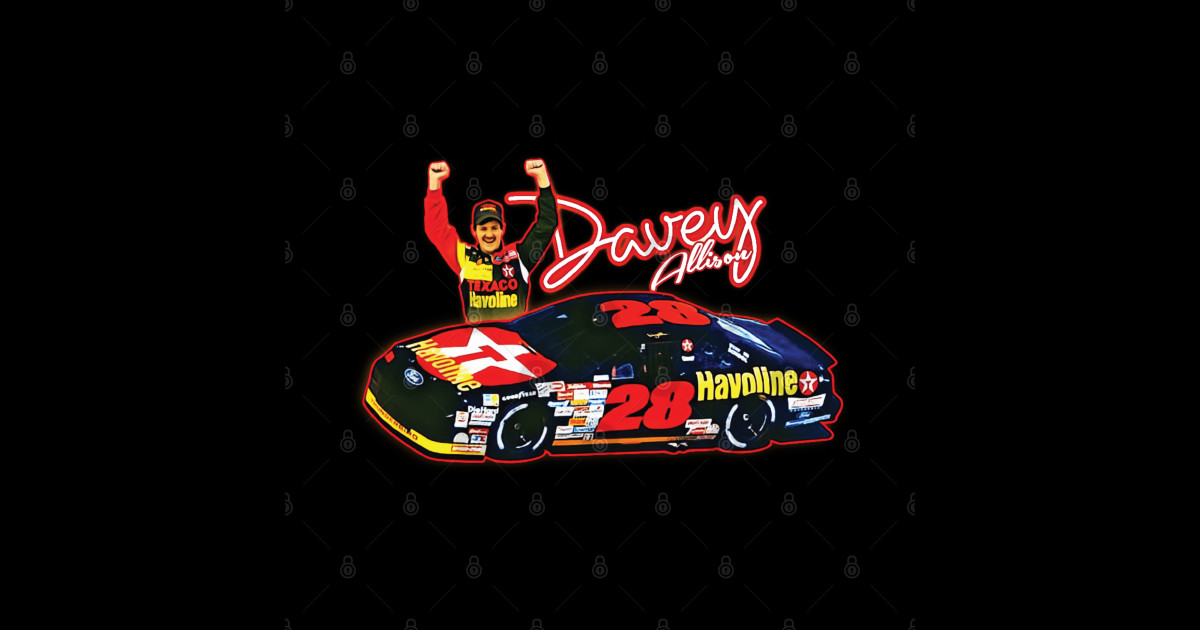 Davey Allison Vintage Original Fan Art - Davey Allison - Posters and ...