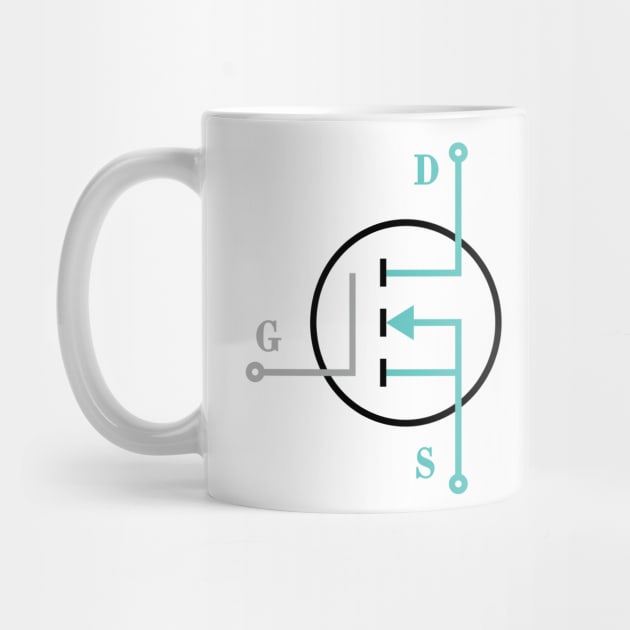 Mosfet Symbol - Symbole Mosfet - Mug | TeePublic