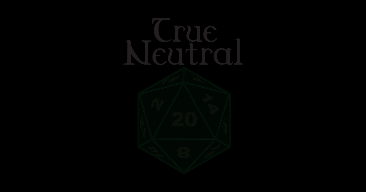 True Neutral Alignment - Magnet | TeePublic
