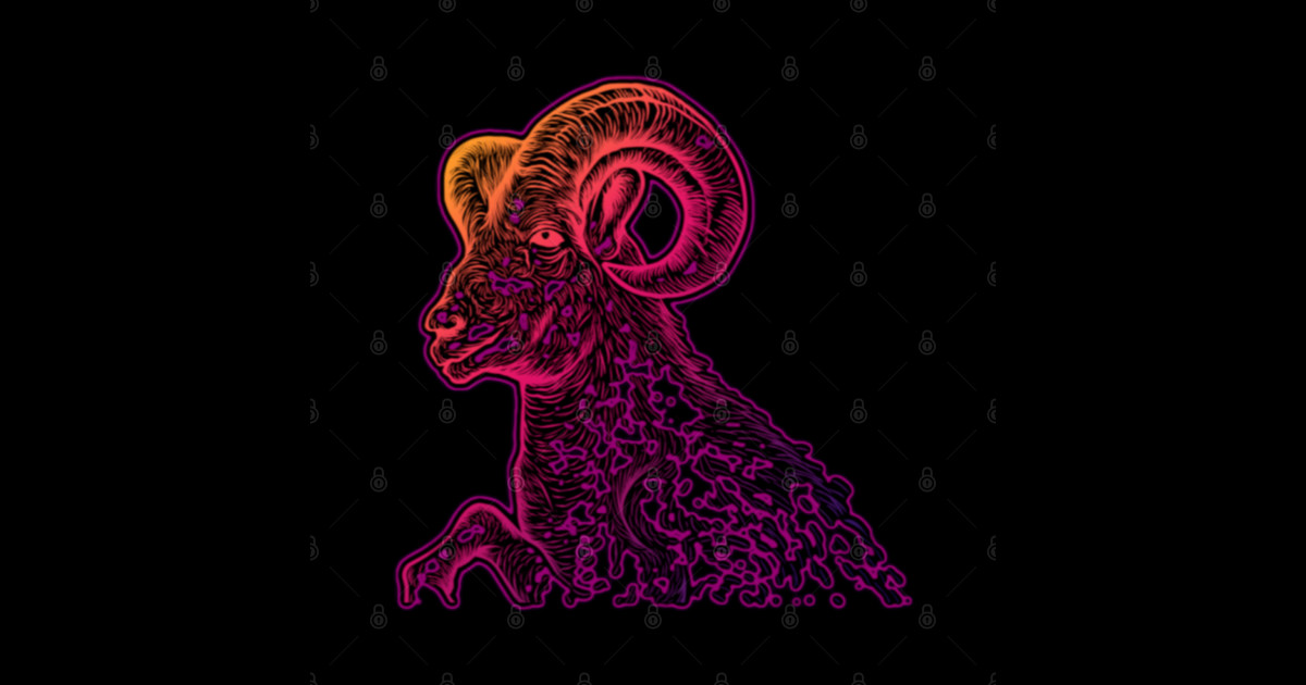 Dark Ram - Ram - Sticker | TeePublic