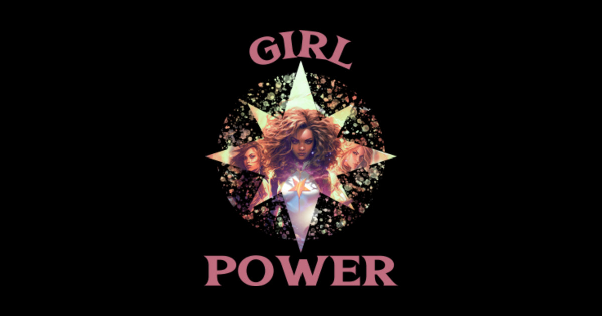 Team Girl Power Super Heroine - Girl Power - Sticker | TeePublic