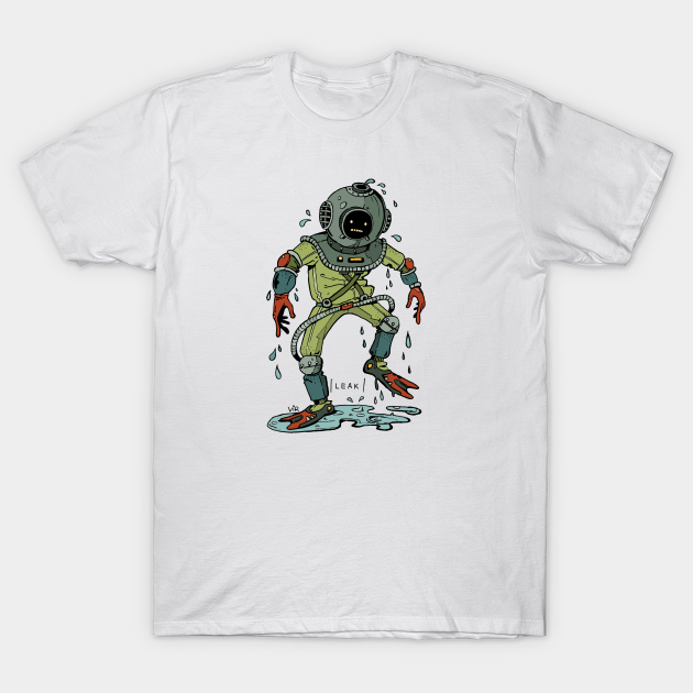 Leak - Scuba Diver - T-Shirt | TeePublic