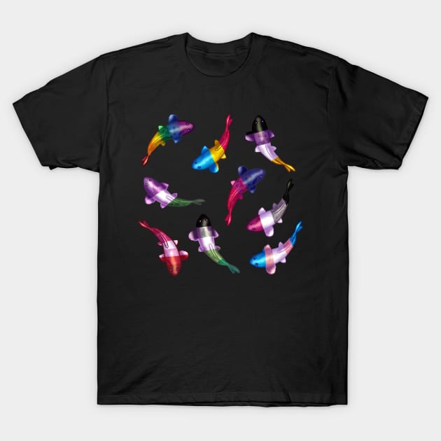 LGBTQ Koi Fish Sticker Pack - Lgbt - T-Shirt | TeePublic