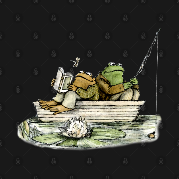 Frog and Toad Fishing - Frog And Toad Fishing - T-Shirt sold by Jenni ...