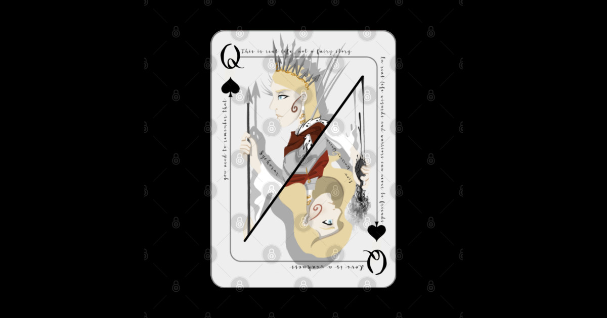 Queen of spades - Sychorax - The Wizards Of Once - Sticker | TeePublic