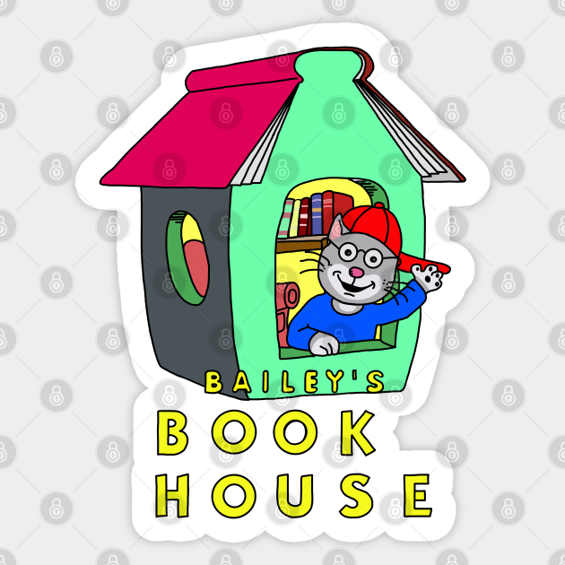 Bailey’s Book House 90’s Computer Game - Baileys Book House - Sticker ...