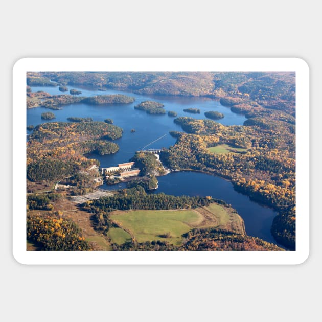 Paugan Dam - Dam - Sticker | TeePublic