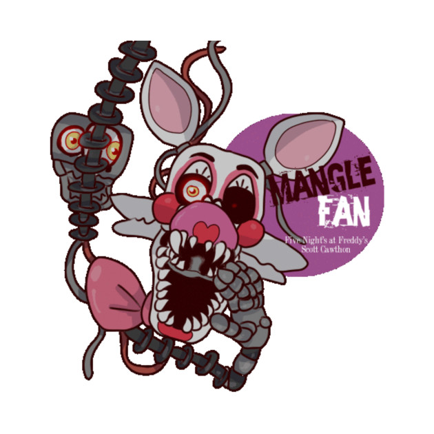 Five Night's at Freddy's Mangle Fan T-Shirt - Five Nights At Freddys 2 ...