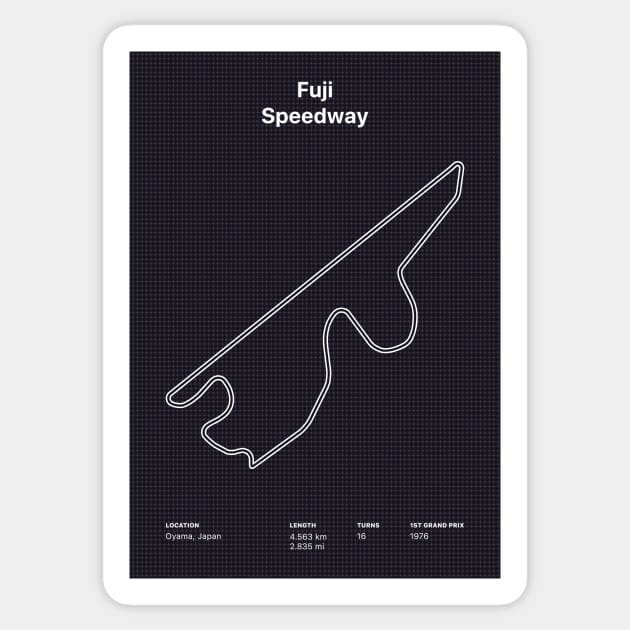 Fuji Speedway - Formula 1 - Sticker | TeePublic