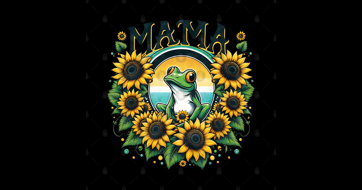 mama frog - Mama Frog - Sticker | TeePublic