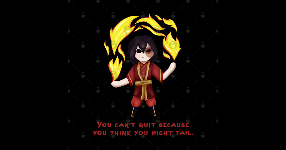 Zuko Chibi Quote - Avatar The Last Airbender - Posters and Art Prints ...
