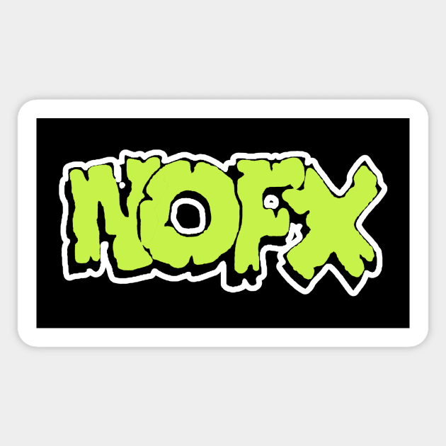 Nofx basic design - Punk Rock Band - Sticker | TeePublic