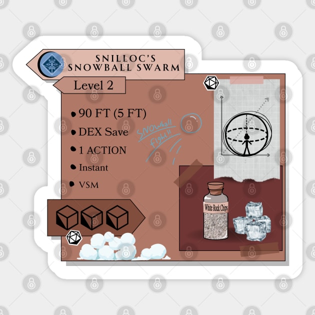 Snowball Swarm - Fireball - Sticker | TeePublic